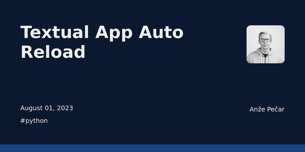 Textual App Auto Reload | Anže’s Blog